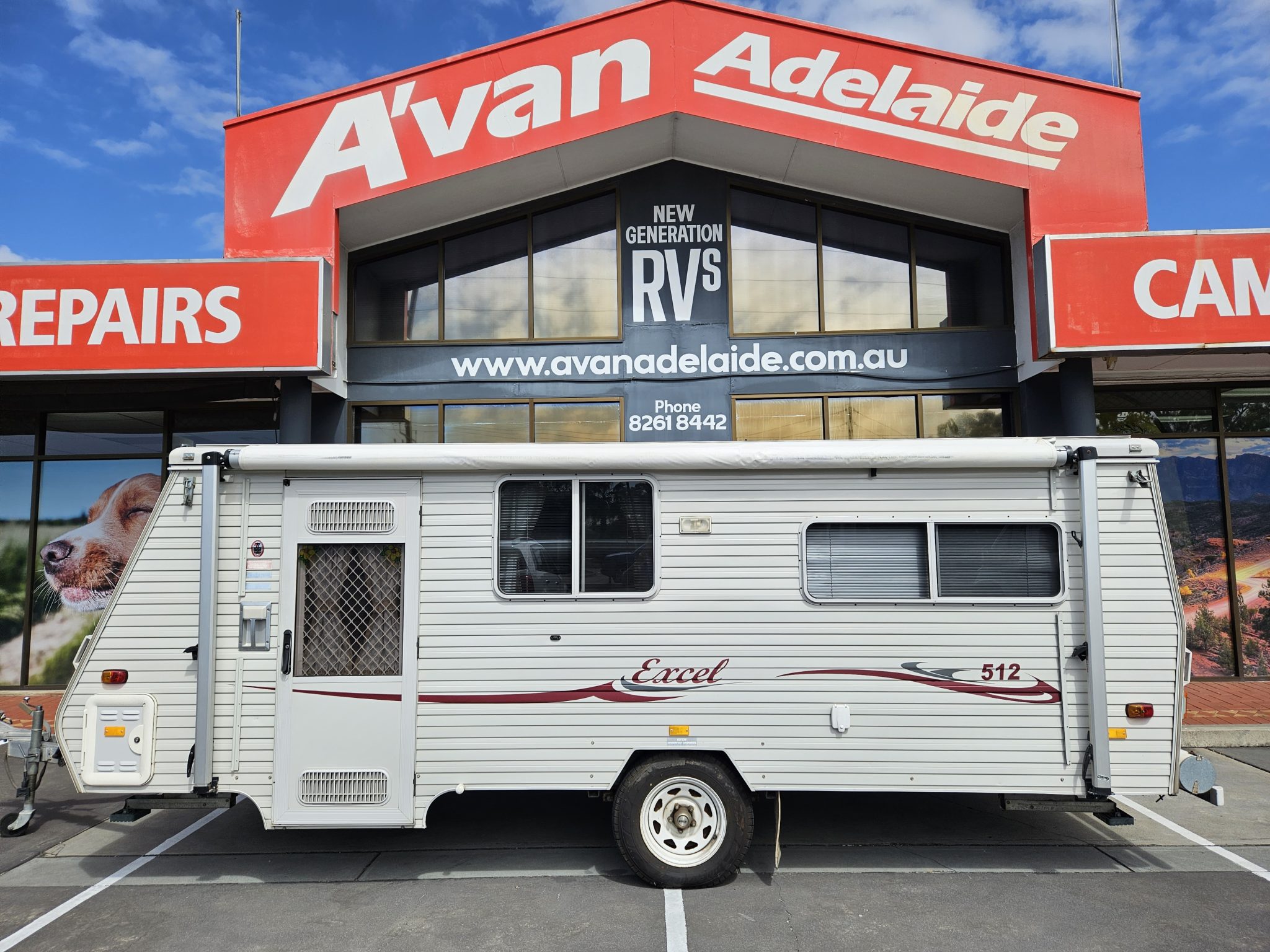 2009 COROMAL EXCEL 521 POPTOP CARAVAN - Avan Adelaide