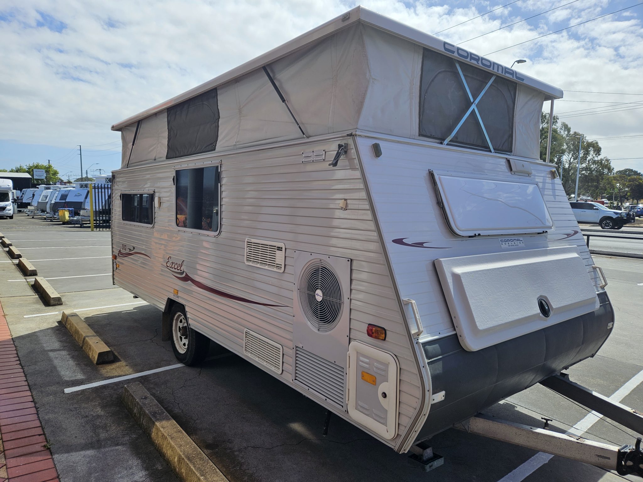 2009 COROMAL EXCEL 521 POPTOP CARAVAN - Avan Adelaide