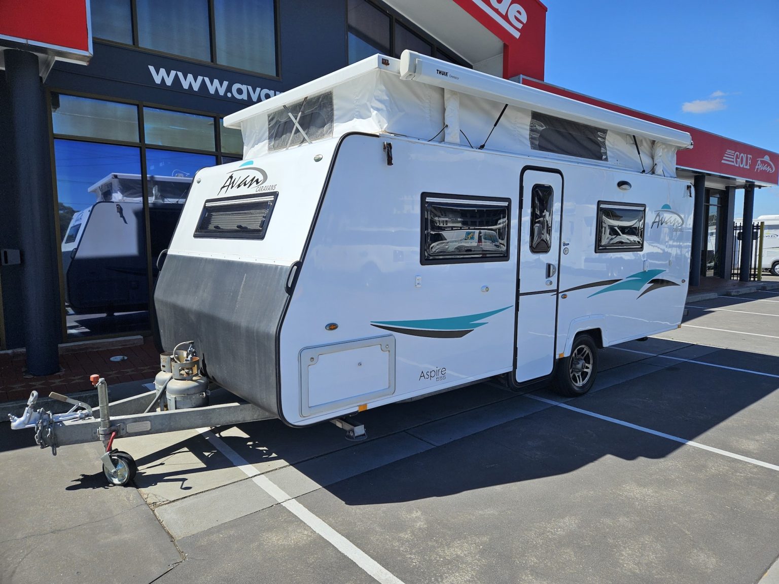 2017 AVAN ASPIRE 555-1 POPTOP ENSUITE CARAVAN - Avan Adelaide